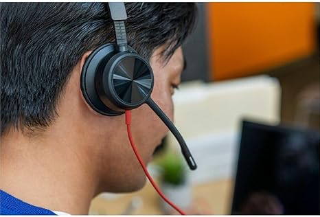 Poly HEADSET POLY BLACKWIRE 8225 STEREO ANC USB-C/ADAPT.USB-A TEAMS ...