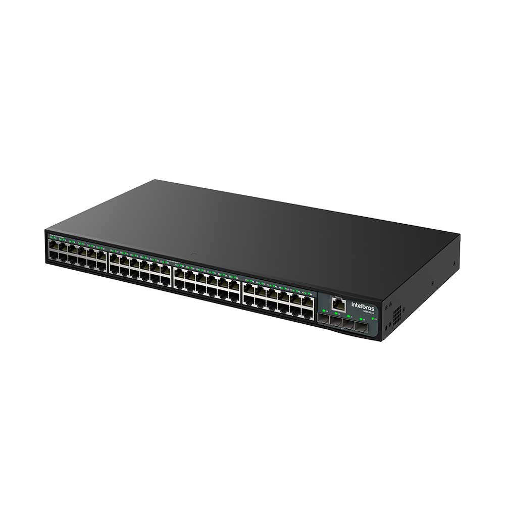Switch 48 Portas Intelbras S2352G- A Gerenciavel Gigabit Ethernet + 4P ...