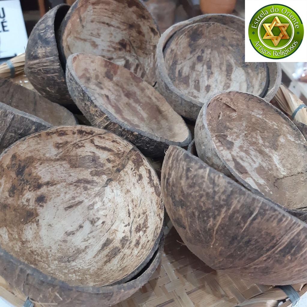 Coité / Coeté / Cuete / Cuia de Coco Natural sem base - Loja Estrela do ...