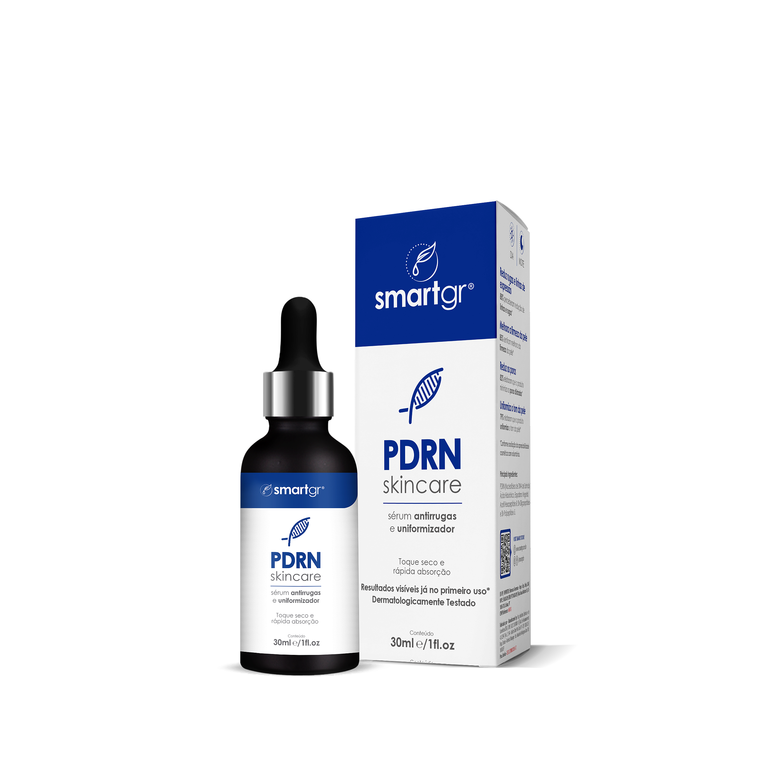 Smart PDRN - Sérum Antirrugas e Uniformizador 30 ml - Smart GR - Eh Medical