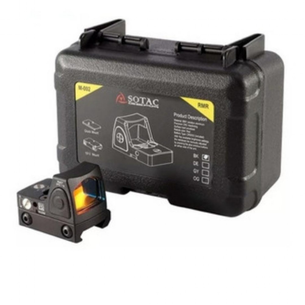 MICRO RED DOT SOTAC M002 RMR BK - Loja Matero