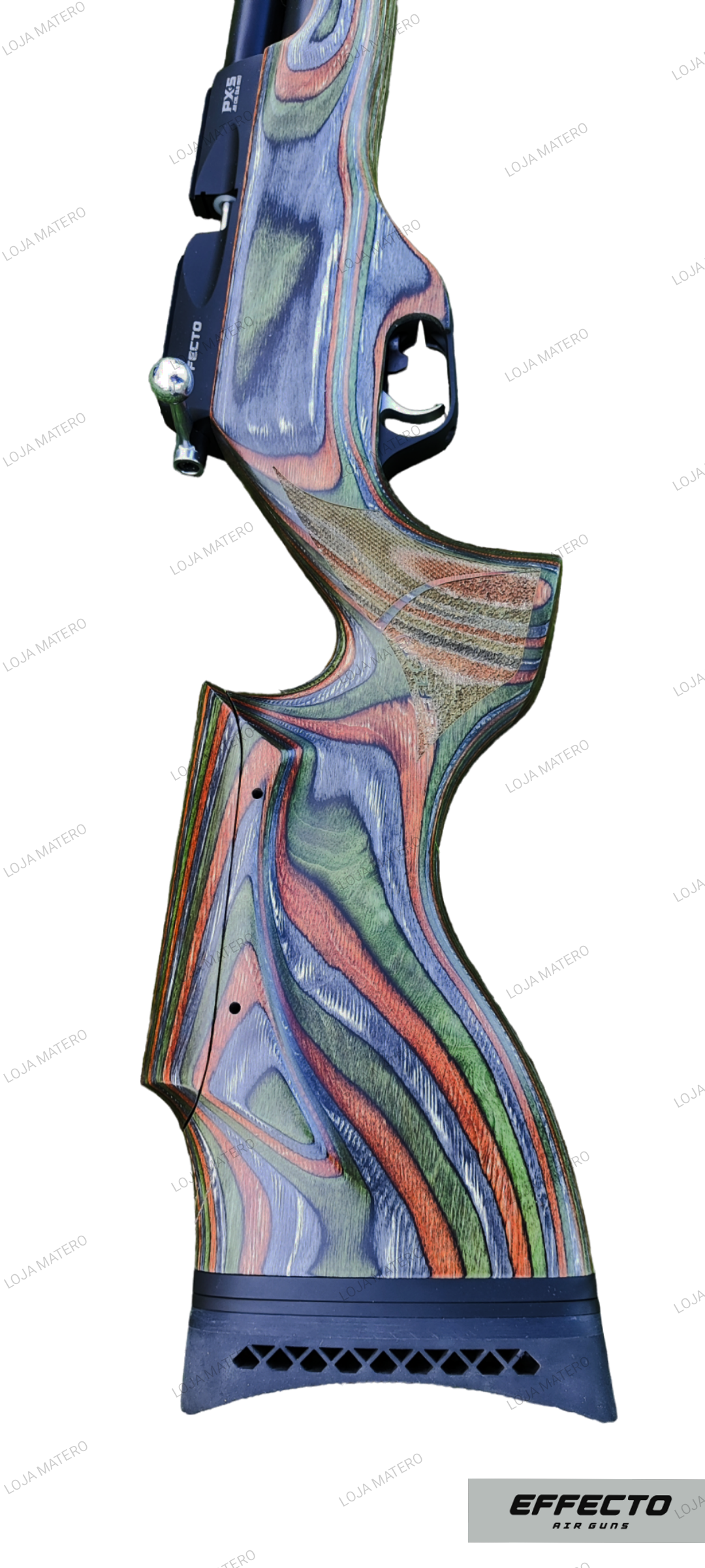 CARABINA PCP EFFECTO PX5-PRO LAMINADA VERDE 5.5mm LANÇAMENTO - Loja Matero