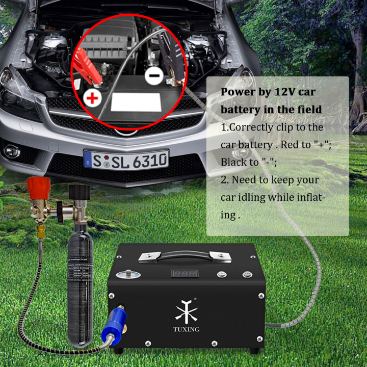 COMPRESSOR TUXING PARA PCP PORTÁTIL TRIVOLT 300bar - Loja Matero