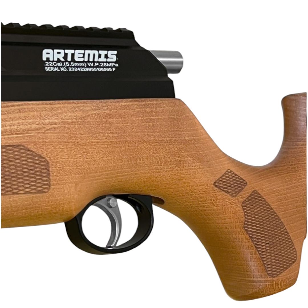 Carabina de pressão pcp artemis m25w thunder classic 5.5mm - Loja Matero