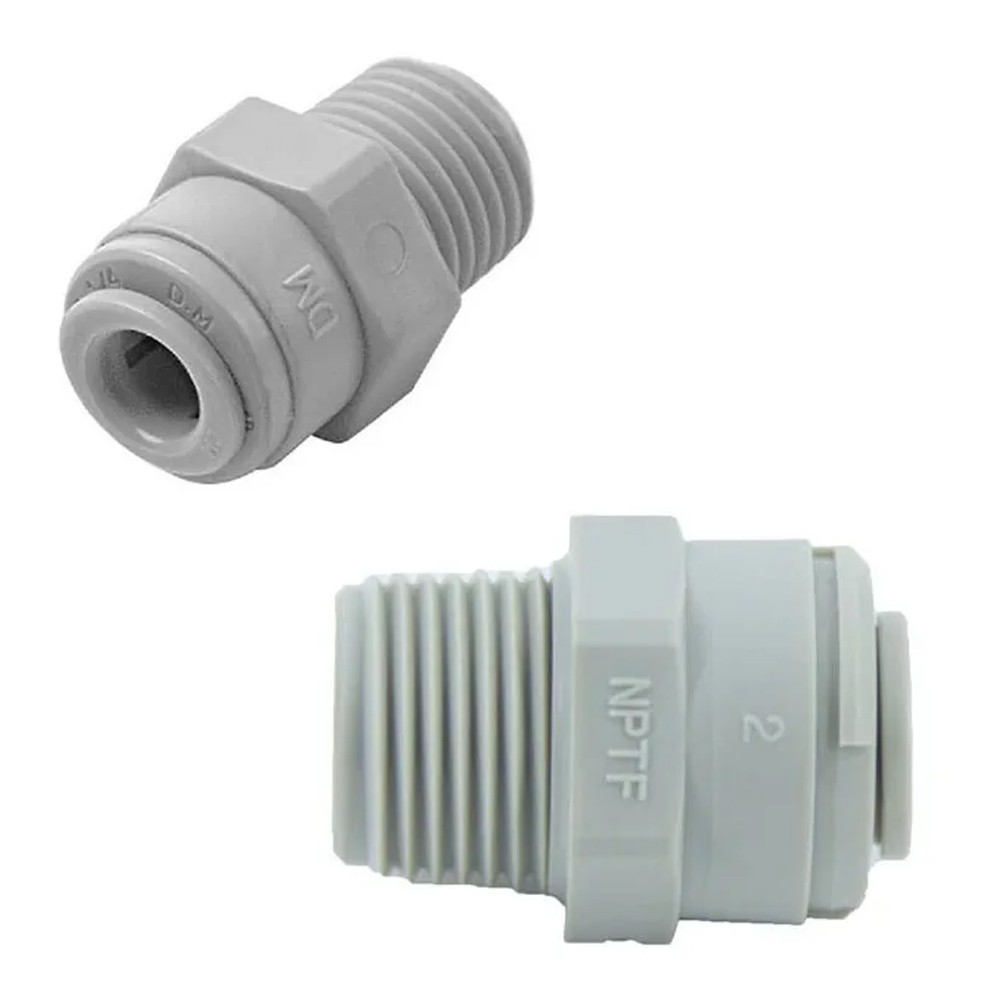 Conexão Rápida Tubo x NPT 3/8 x 1/4 - DMFIT - Fluxos Distribuidora