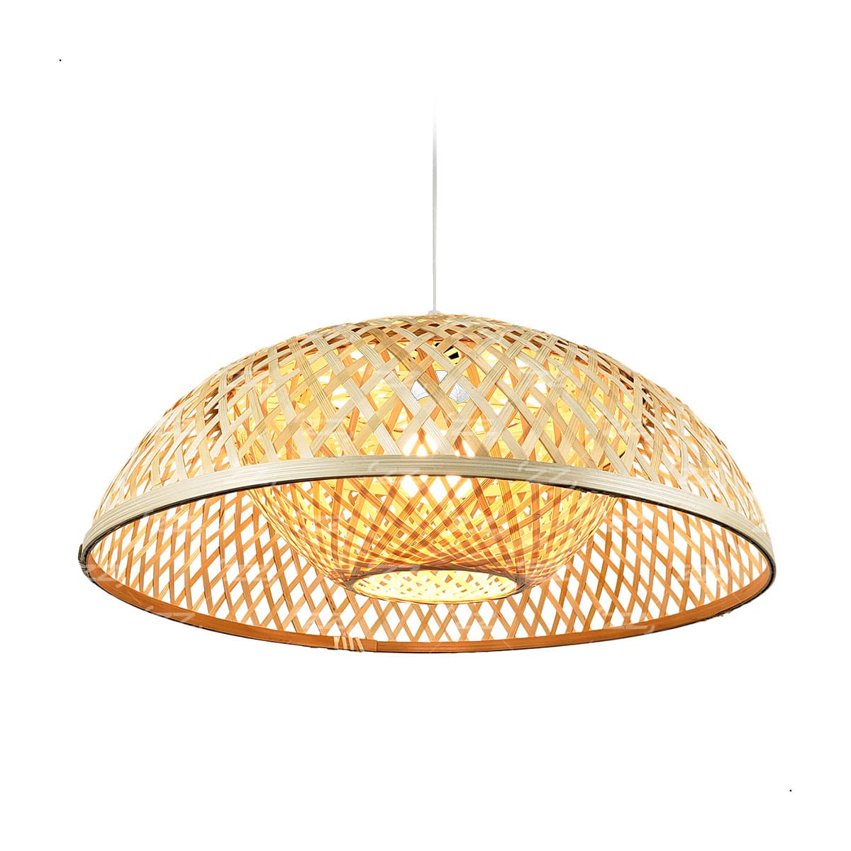 Lustre Bambu Luzza Tulum 45 Fio Branco | Luzza.com.br - Luzza ...