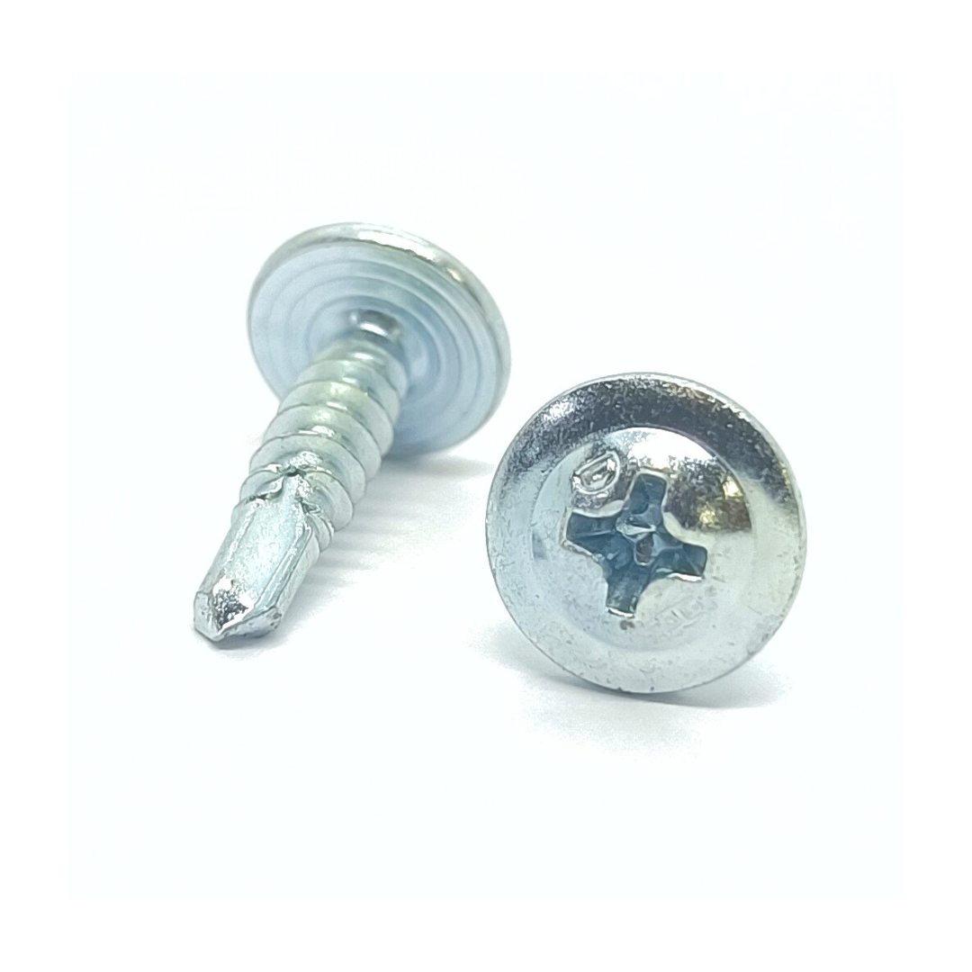 Parafuso Flangeado Auto Brocante Philips 4,2 x 13 Zincado - Aciole Fix