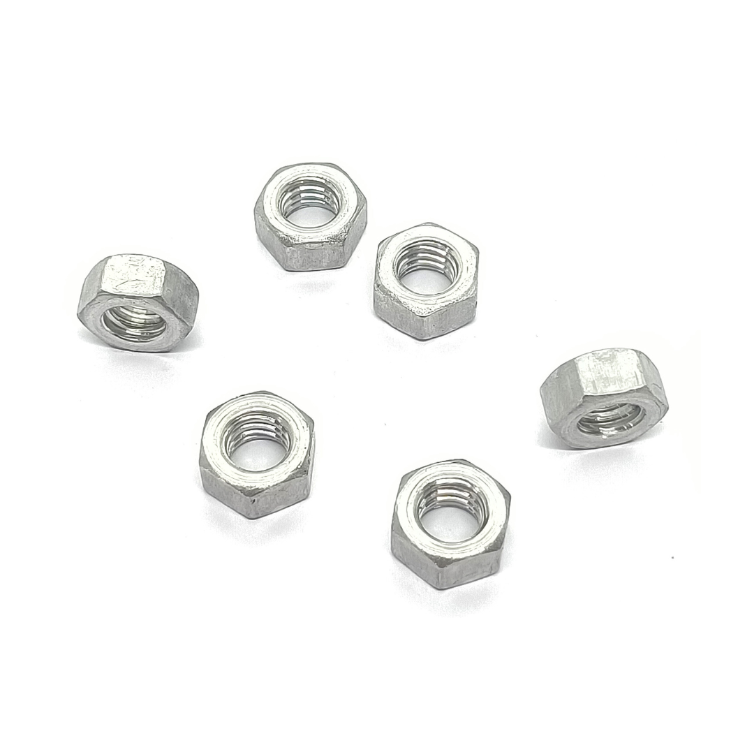 Porca Sextavada 1/4 Unc-20 Alumínio - Aciole Fix