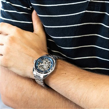 Relógio Bulova Masculino Automático Surveyor Skeleton 96A292 - Sua loja ...