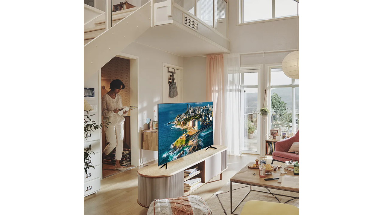 Smart TV Samsung 58" UHD 4K 58CU7700 2023, Processador Crystal 4K ...