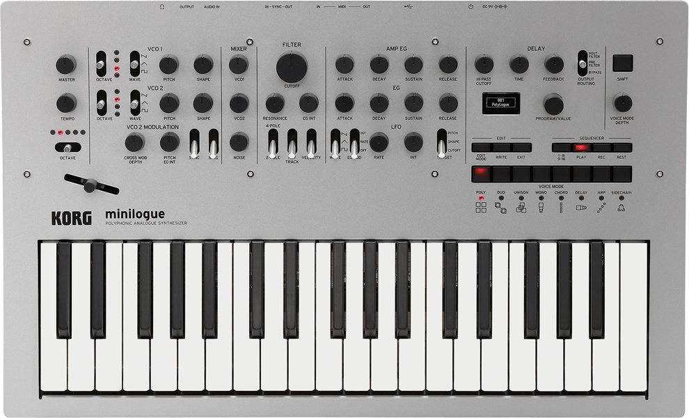 Teclado Sintetizador Korg Minilogue - Produto Novo de Showroom ...