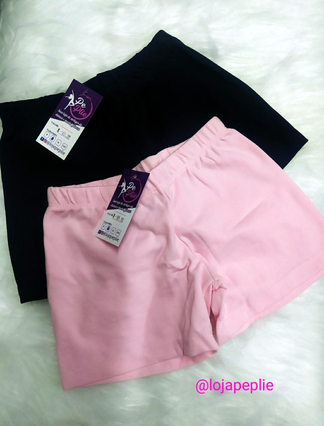 Shorts Para Dança Em Helanca Balle Jazz Infantil Lojapeplie