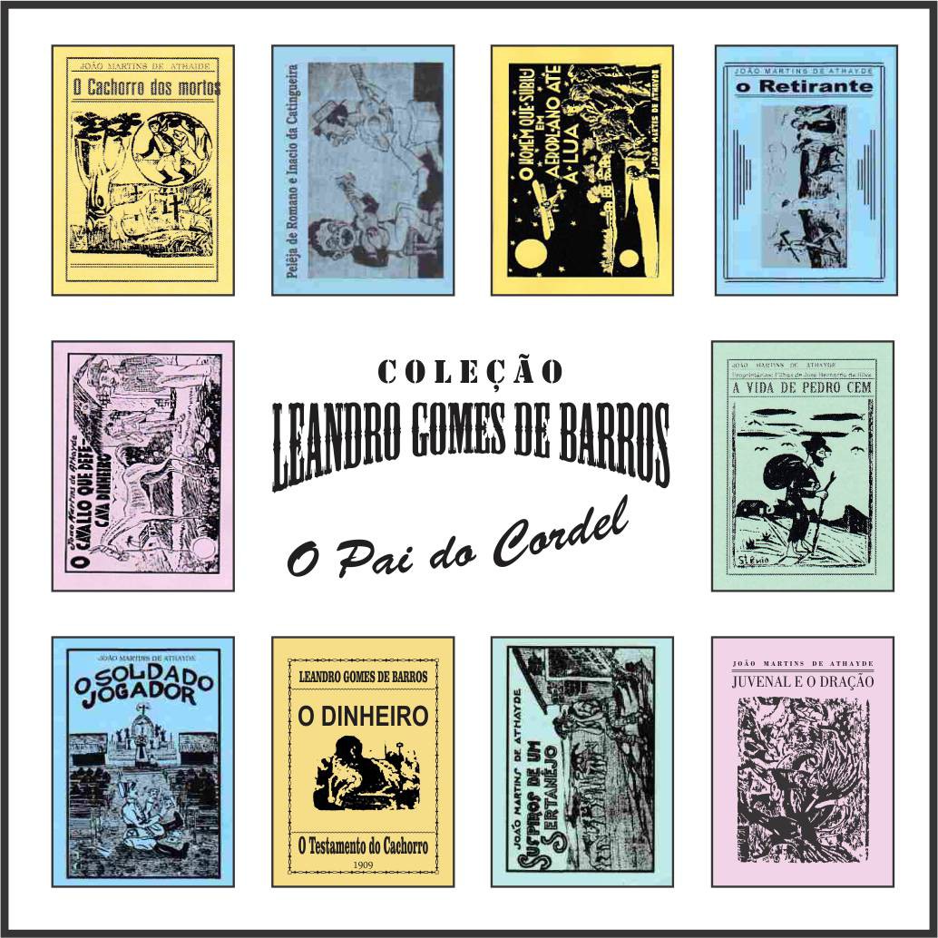 Coleção Leandro Gomes de Barros ''O pai do Cordel'' 10 Titulos ...