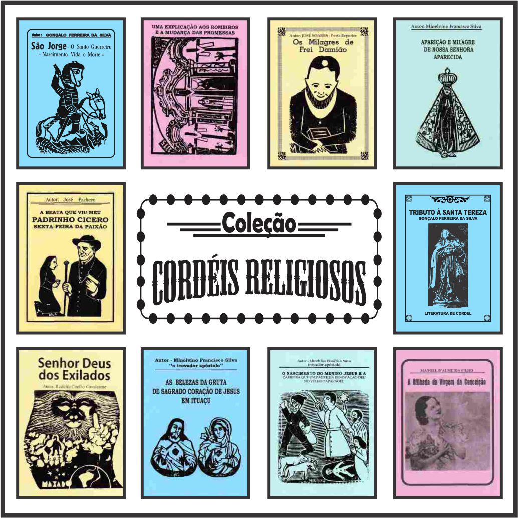 Coleção Cordéis Religiosos 10 Títulos - Diagonal Cordéis