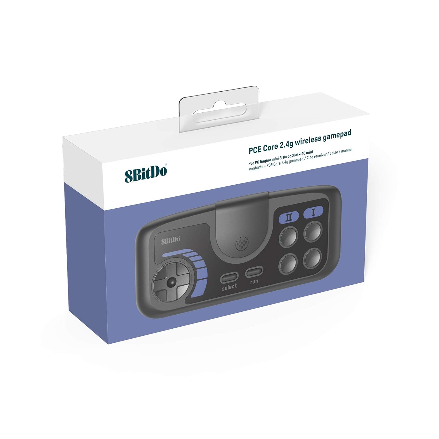 Controle PC Engine Mini 8bitdo C/ Receptor USB 2,4Ghz - Bitzz - Loja de eletrônicos para o ...