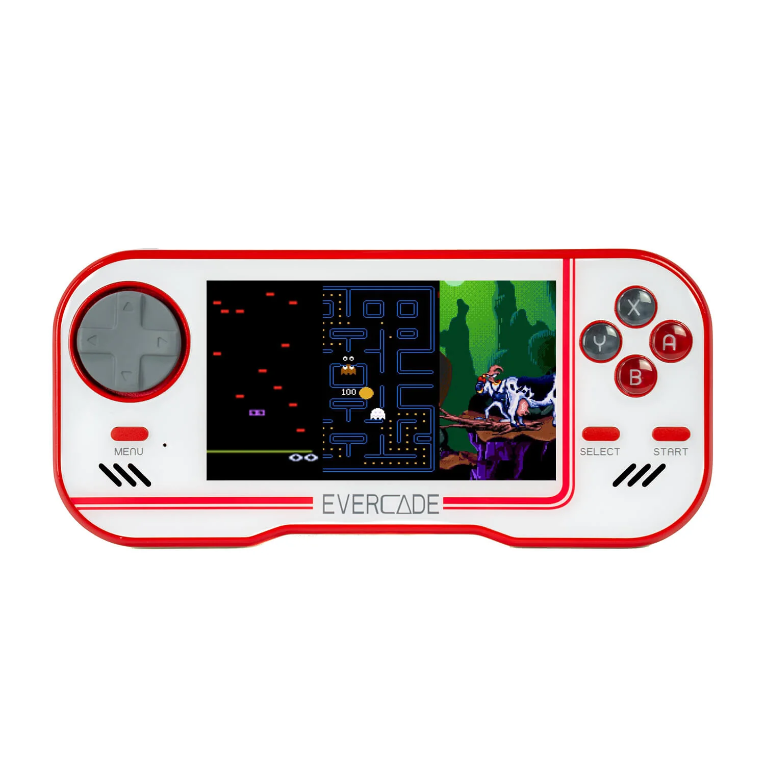 Console Evercade Handheld Premium Pack com 3 cartuchos - Bitzz - Loja ...