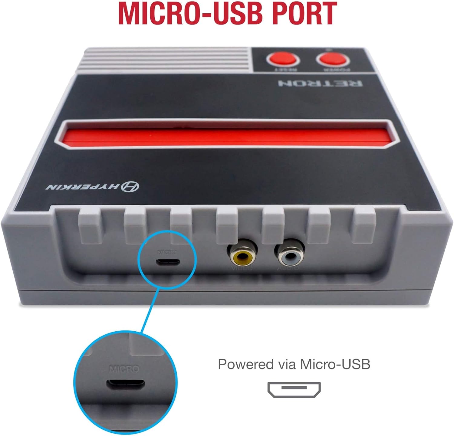 Console RetroN 1 AV (NES) Hyperkin - Bitzz - Loja de eletrônicos para o ...