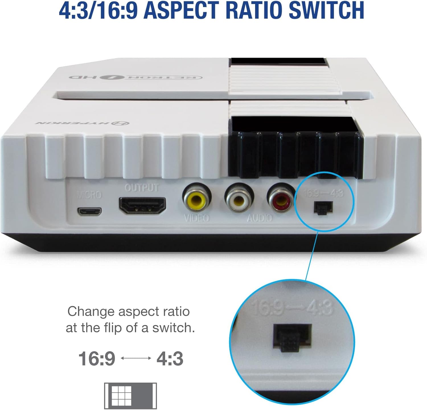 Console RetroN 1 HD Hyperkin – Compatível com cartuchos originais ...