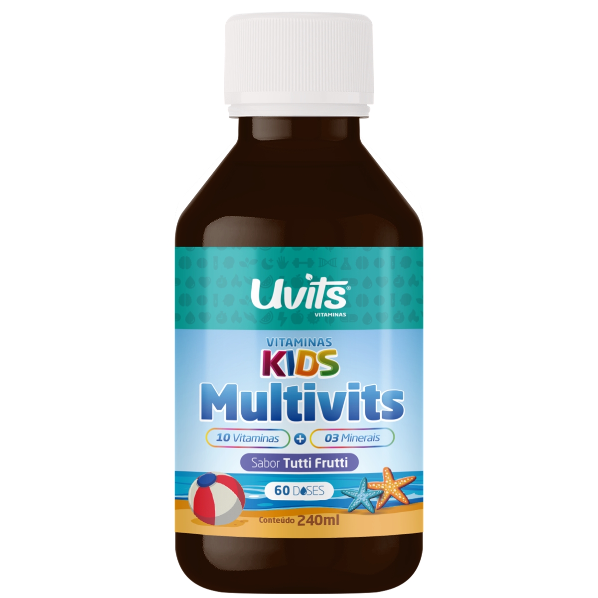 Multivits Kids Liquido 240ml - Multivits e Mais na Uvits Vitaminas ...