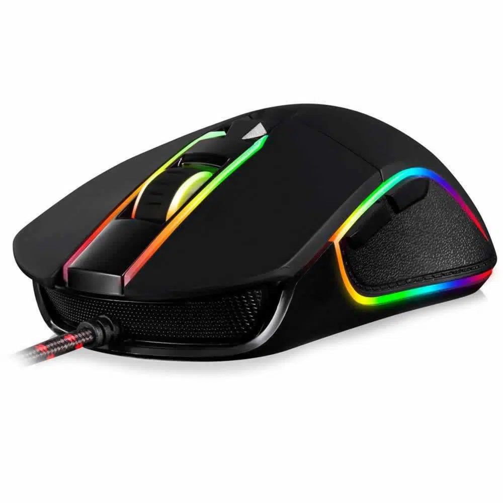 Mouse Gamer Motospeed V30, LED RGB, 7000 DPI, 6 Botões, Preto - Crystal ...