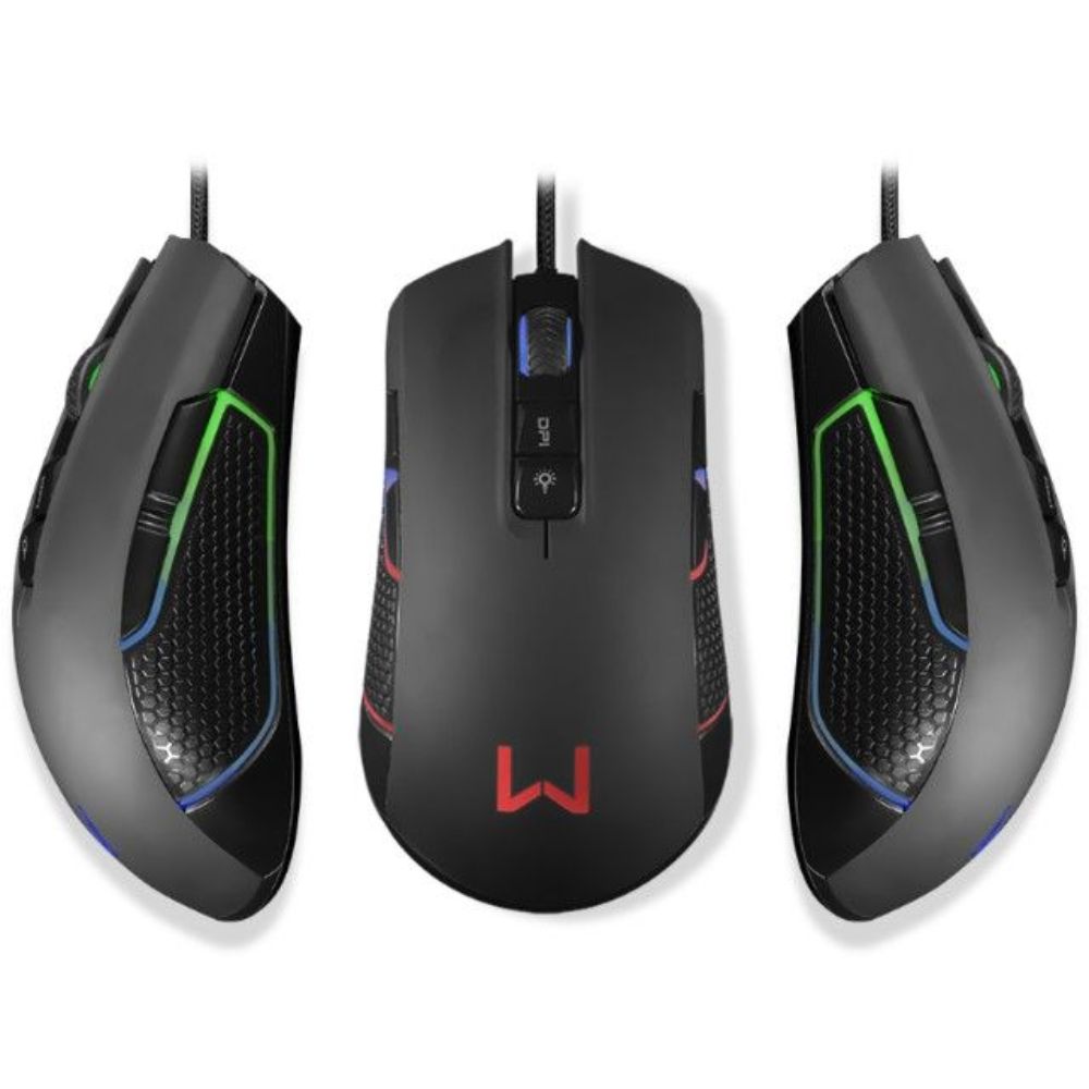Mouse Gamer Multilaser Perseus RGB MO275 - Crystal Informática