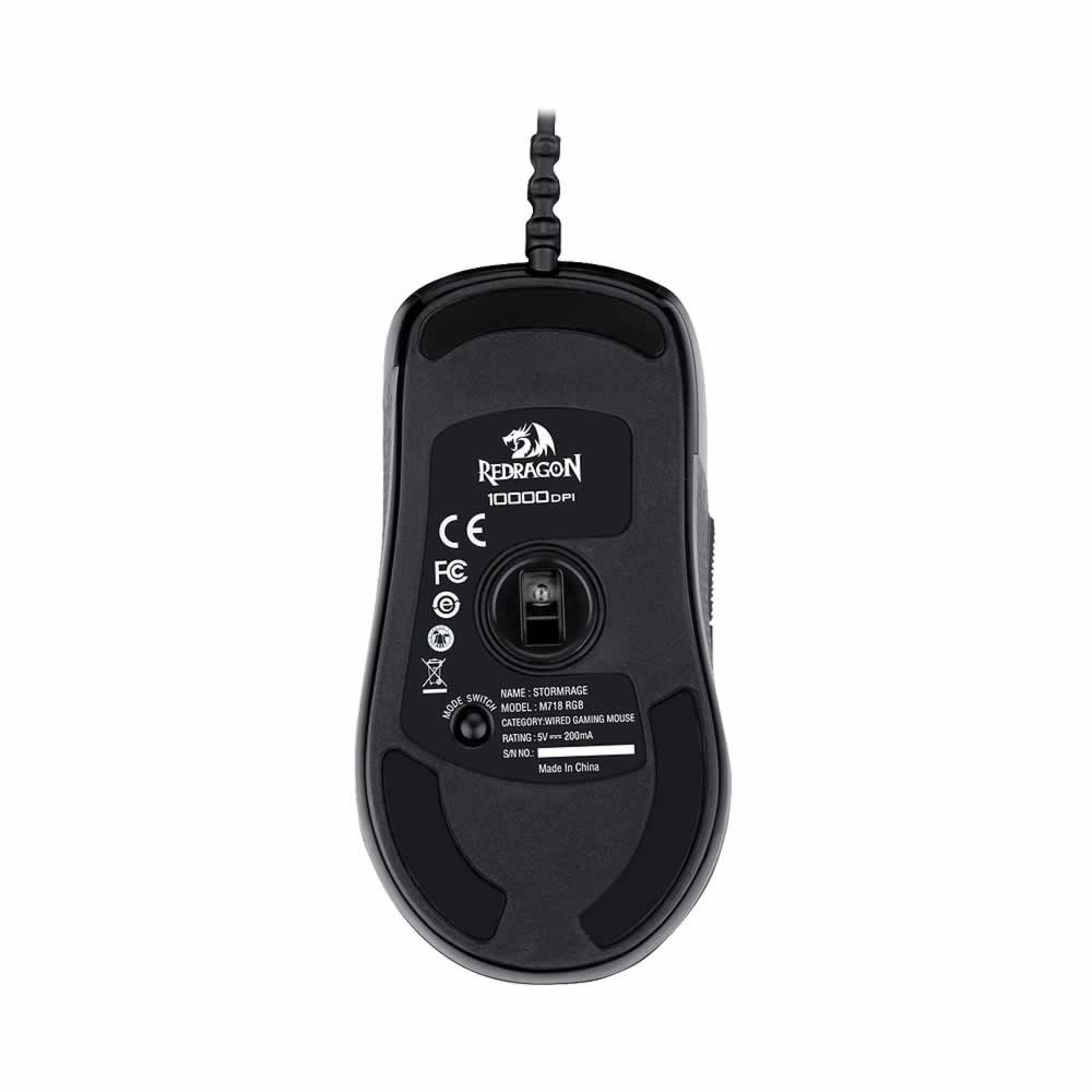 Mouse Gamer Redragon Stormrage M718 RGB - Crystal Informática