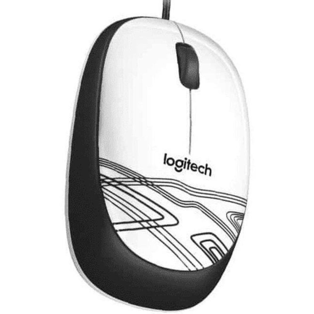 Mouse USB Logitech M105 Branco - Crystal Informática