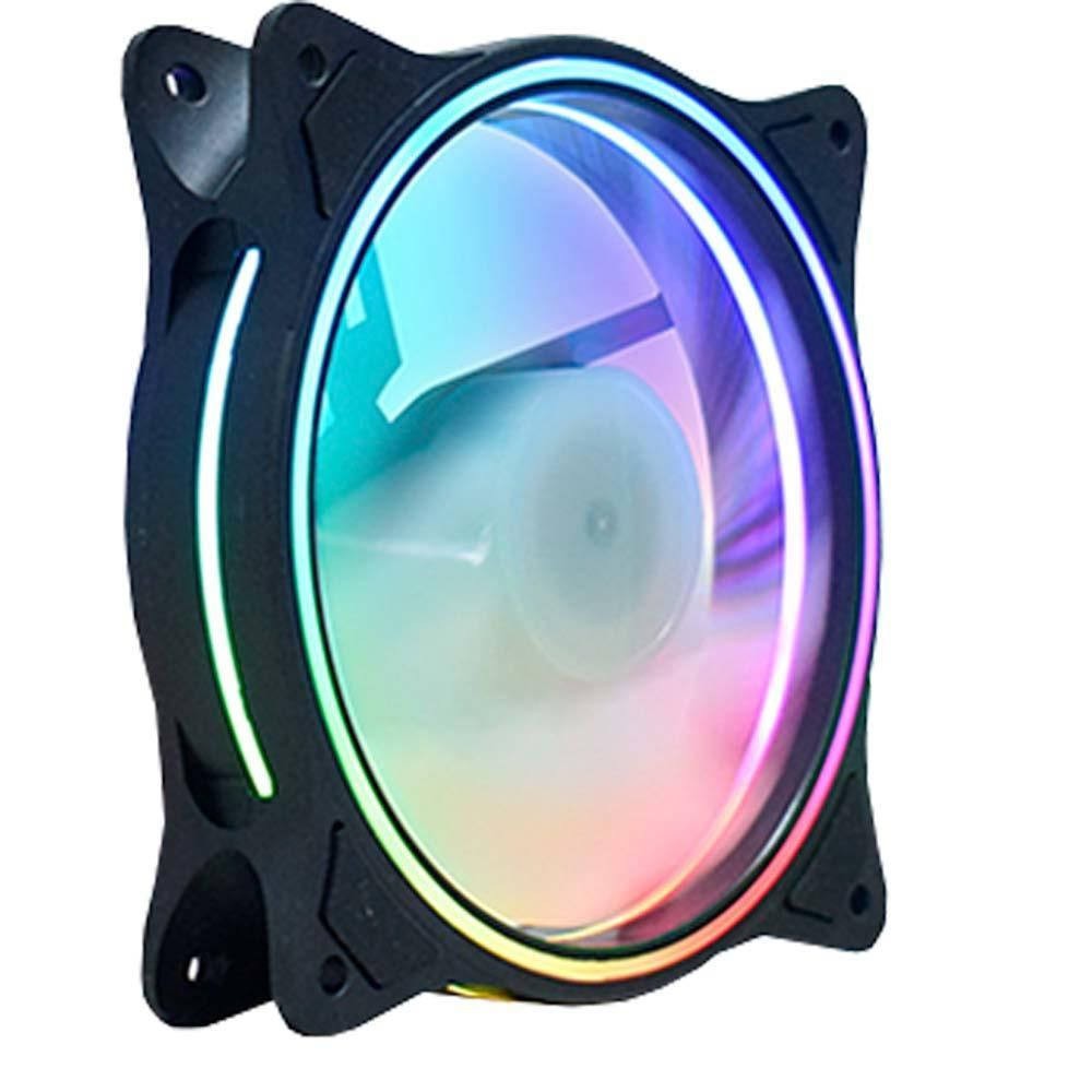 Cooler Gabinete K-mex ARGB Rainbow AK-AAG1 - Crystal Informática