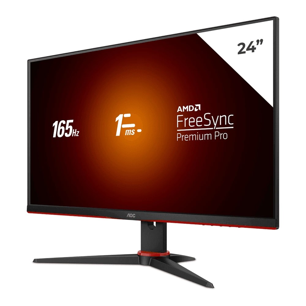 Monitor Gamer AOC Viper 24 LED 165Hz 24G2SE - Crystal Informática