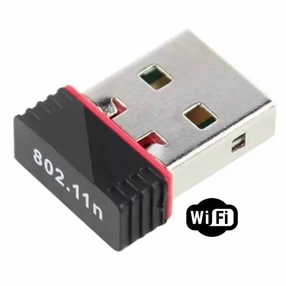 Adaptador USB Wifi Nano 150 Mbps - Crystal Informática