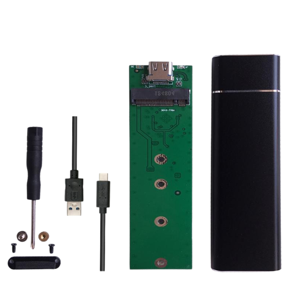 Case para NVME USB 3.0 e Tipo C - Crystal Informática