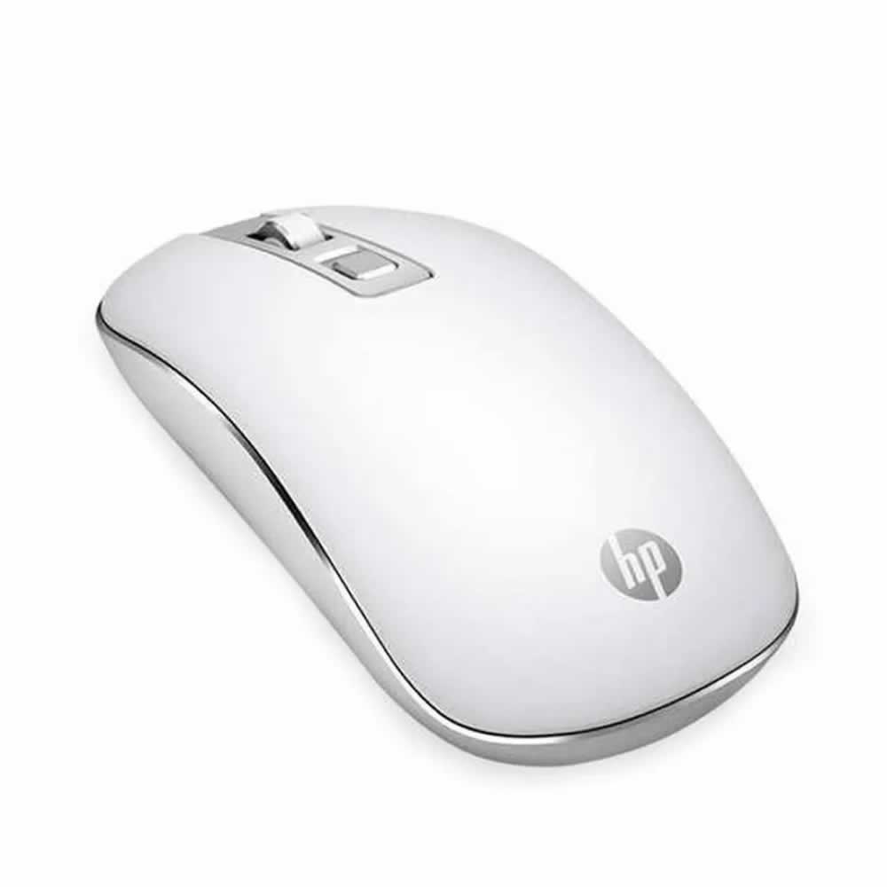 Mouse Sem Fio HP S4000 Branco - Crystal Informática