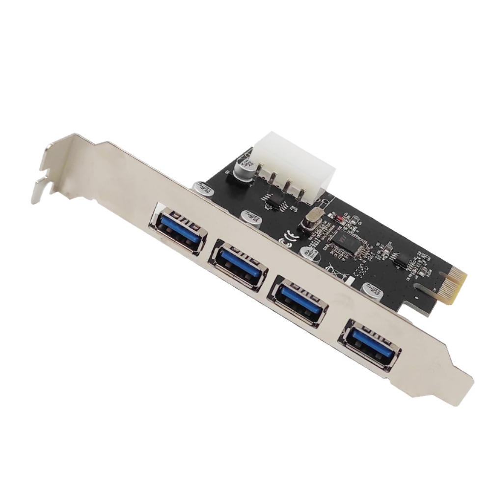 Placa USB 3.0 PCI-Express 4 Portas JC-PCI-3.0 - Crystal Informática