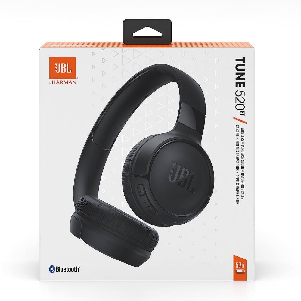 Fone de Ouvido JBL Tune 520BT Bluetooth - Crystal Informática