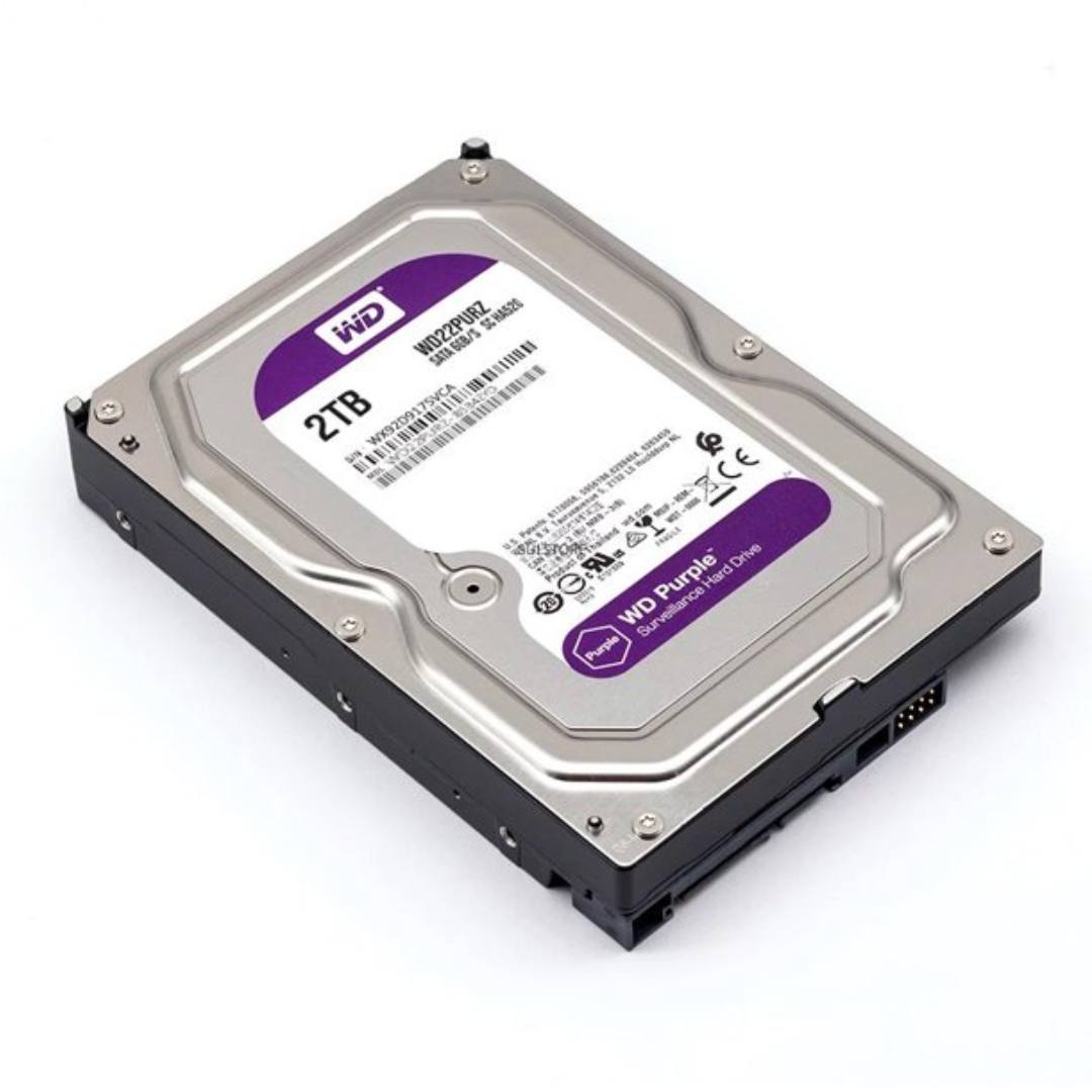 HD WD Purple 2TB - Armazenamento Seguro para Vigilância - Crystal ...
