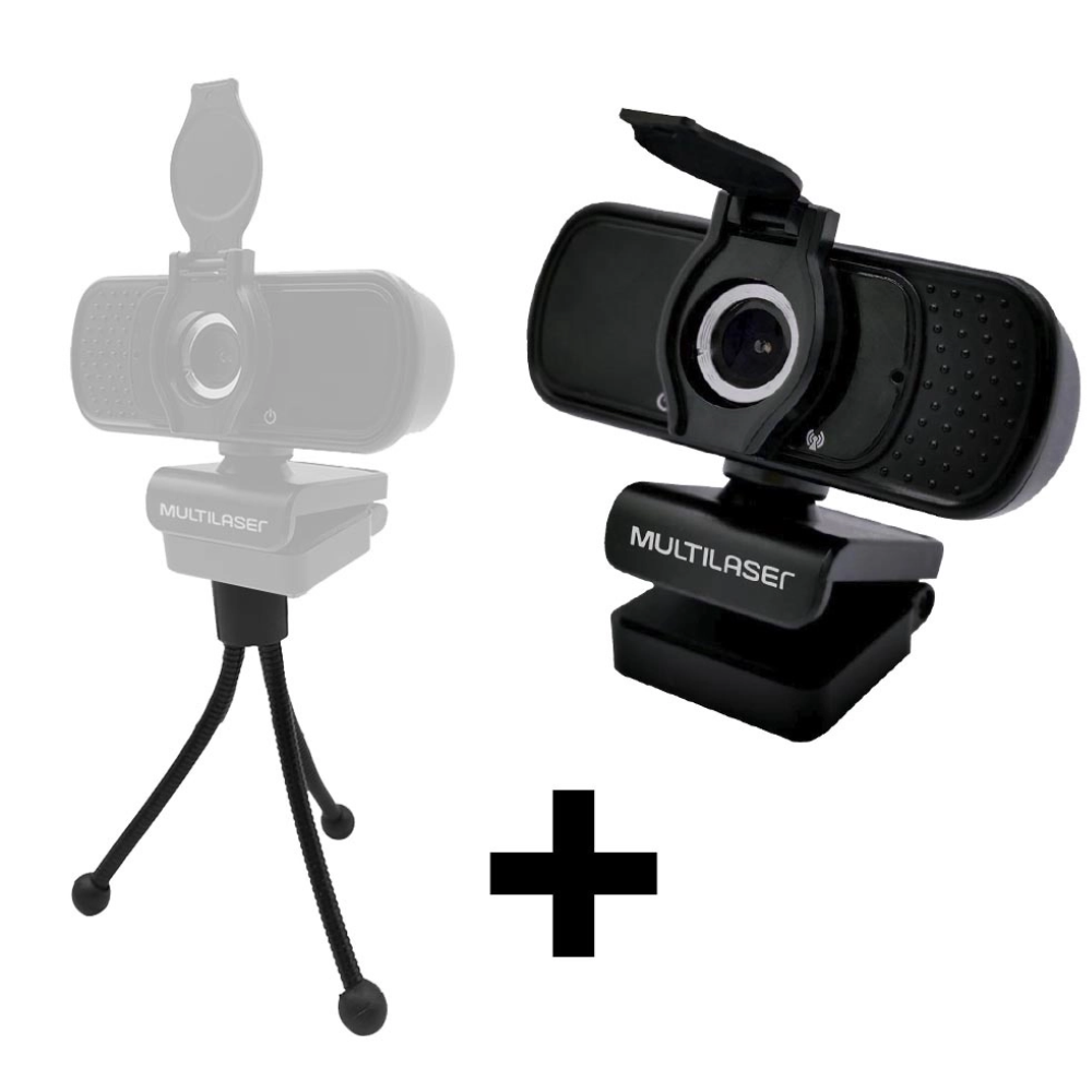 Webcam Multilaser WC055 - Crystal Informática