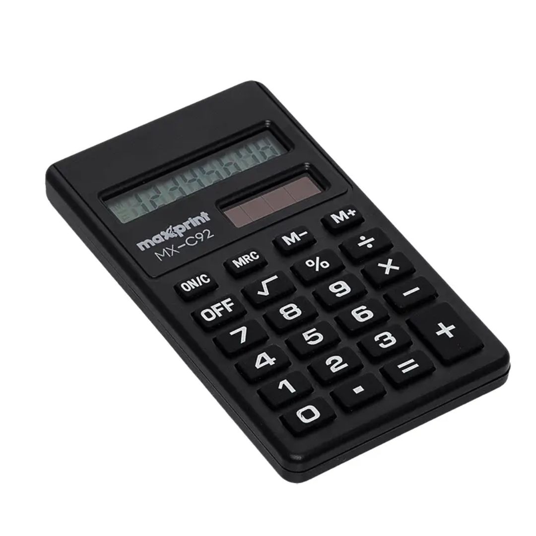 Calculadora de Bolso Maxprint MX-C92 - Crystal Informática