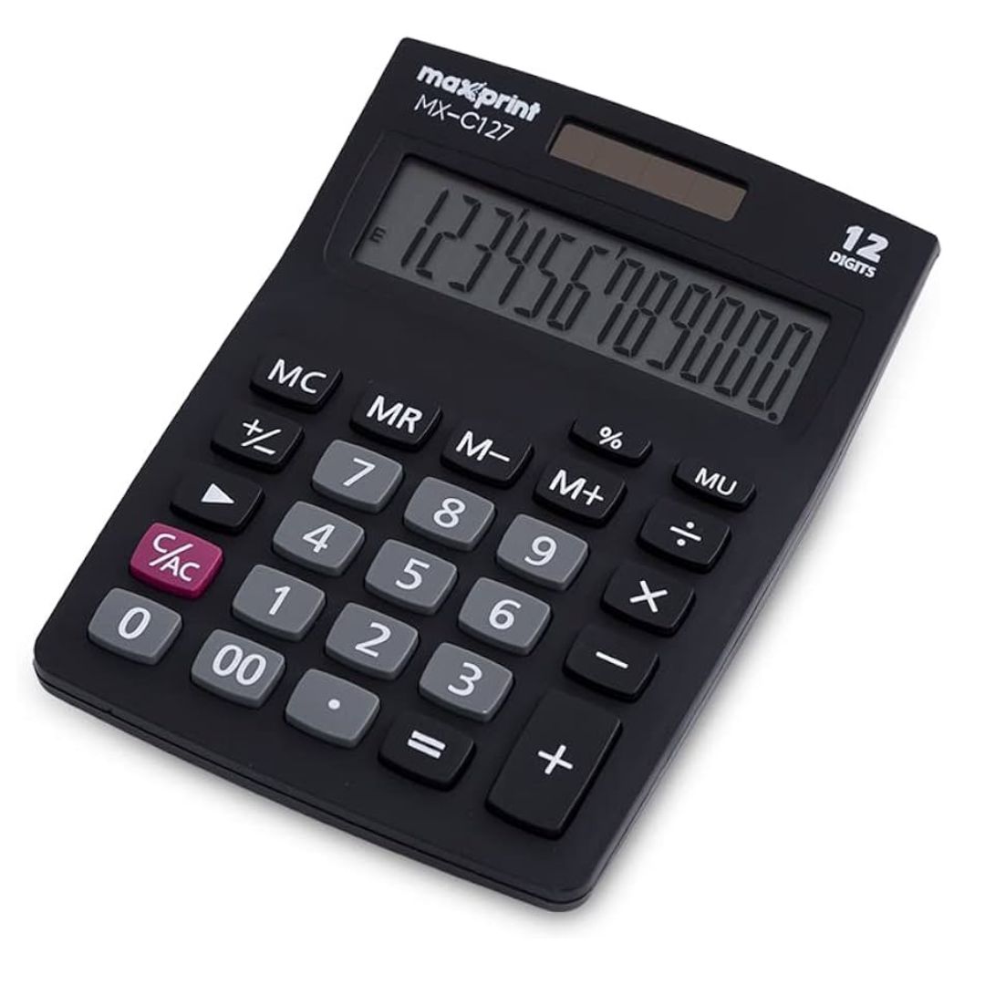 Calculadora de Mesa Maxprint MX-C127 - Crystal Informática