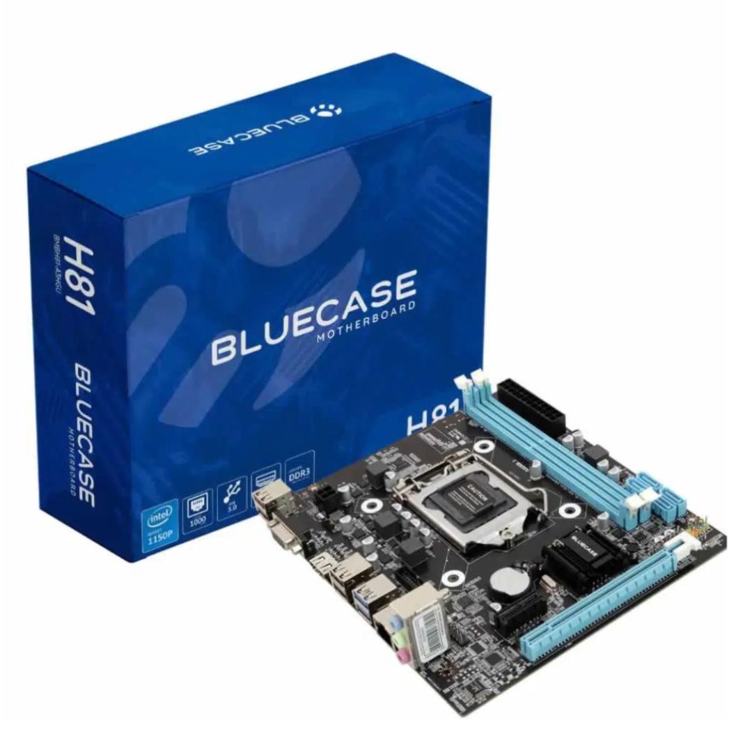 Placa Mãe Bluecase H81 BMBH81-G3HGU-M2 - Crystal Informática