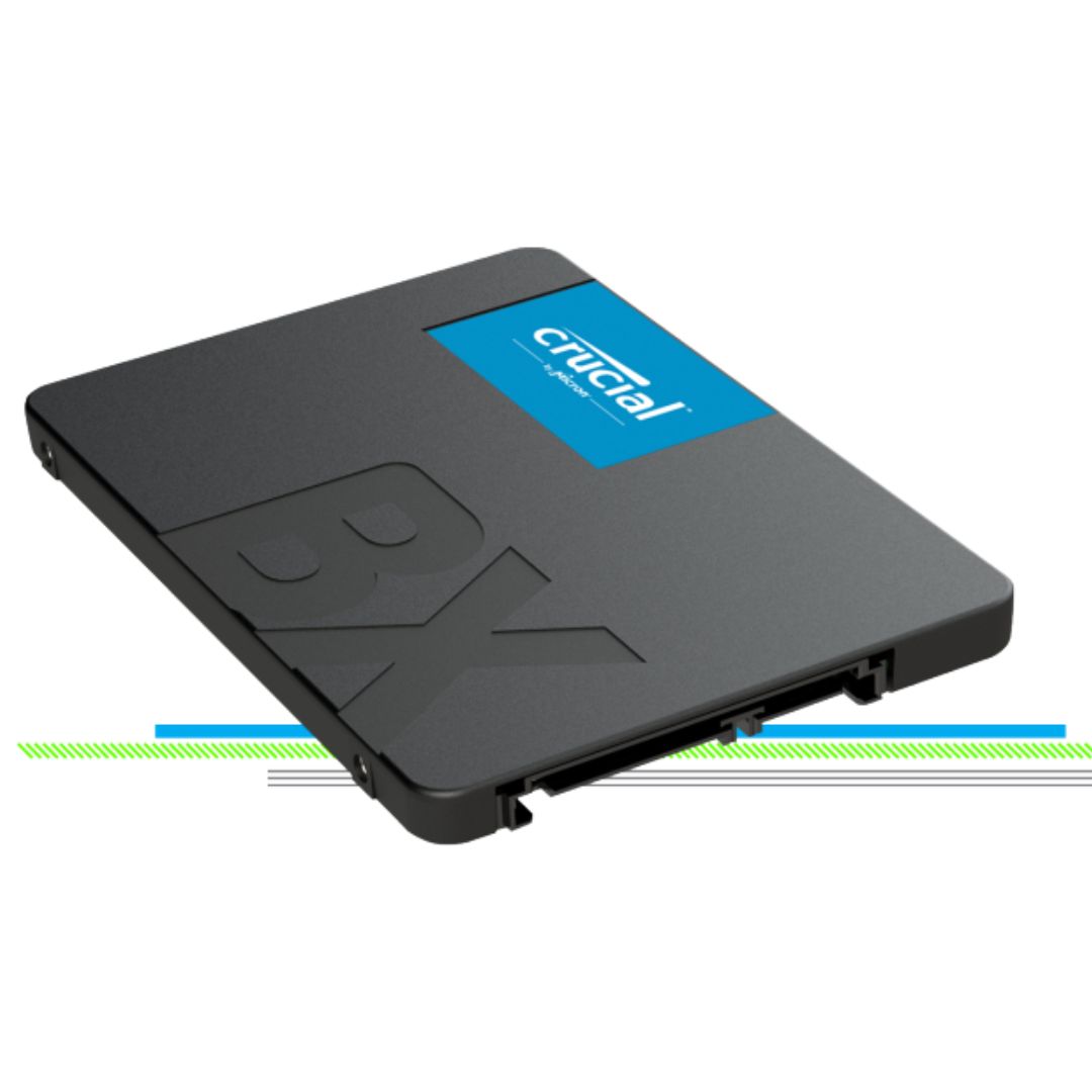 SSD Crucial 2TB BX500 3D NAND CT2000BX500SSD1 - Crystal Informática