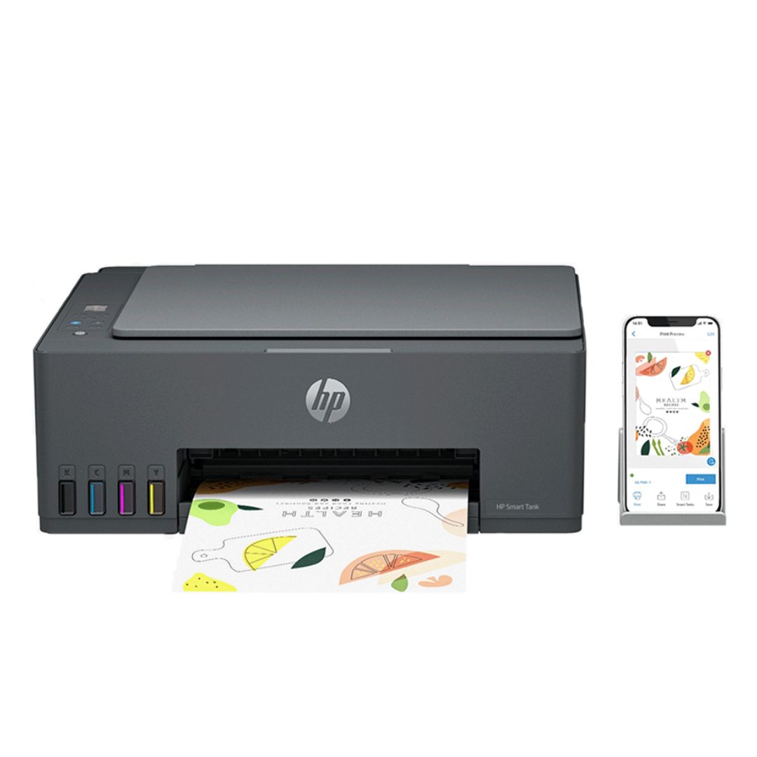 Impressora HP Smart Tank 584 WiFi Multifuncional - Crystal Informática