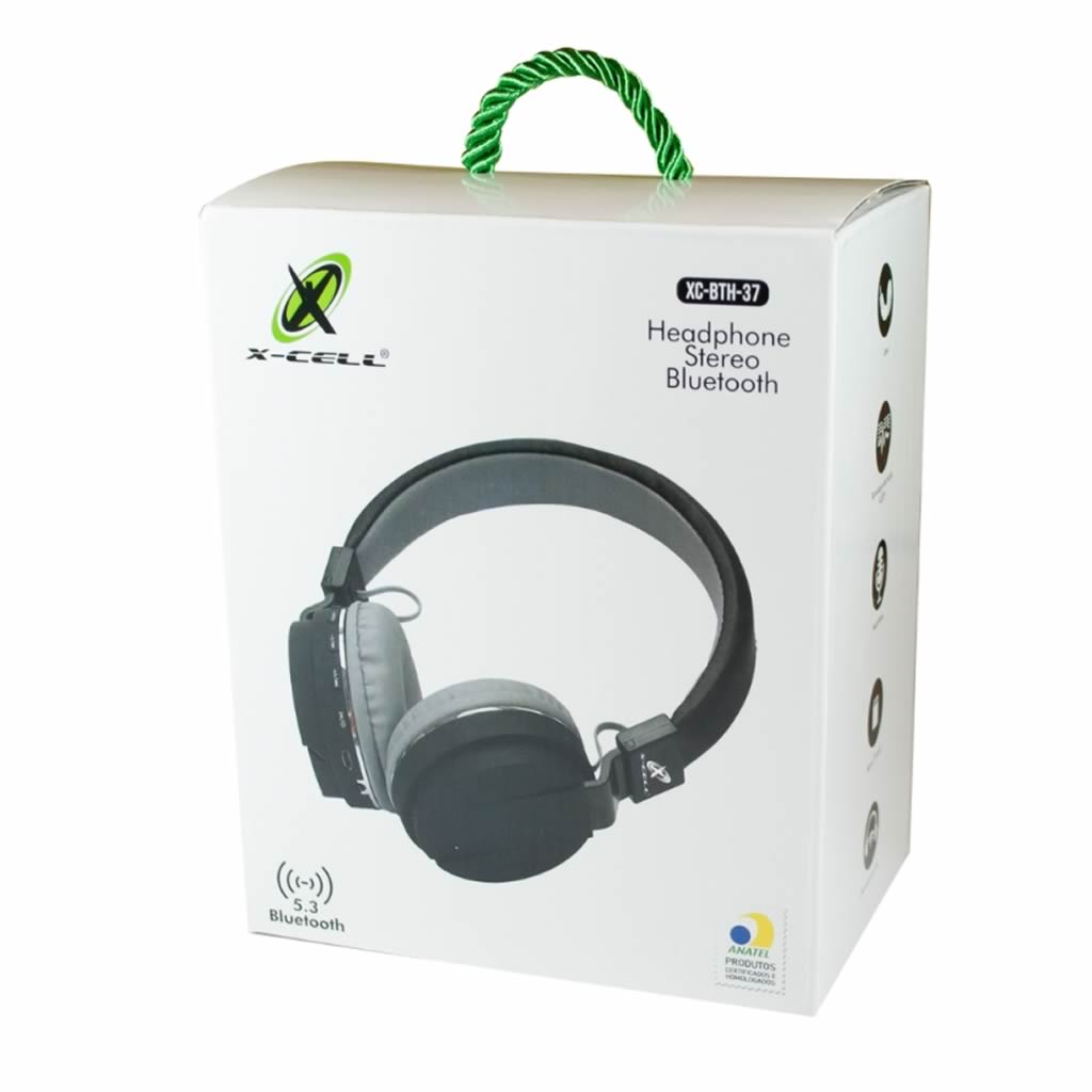 Fone de Ouvido Bluetooth X-Cell XC-BTH-37 - Crystal Informática