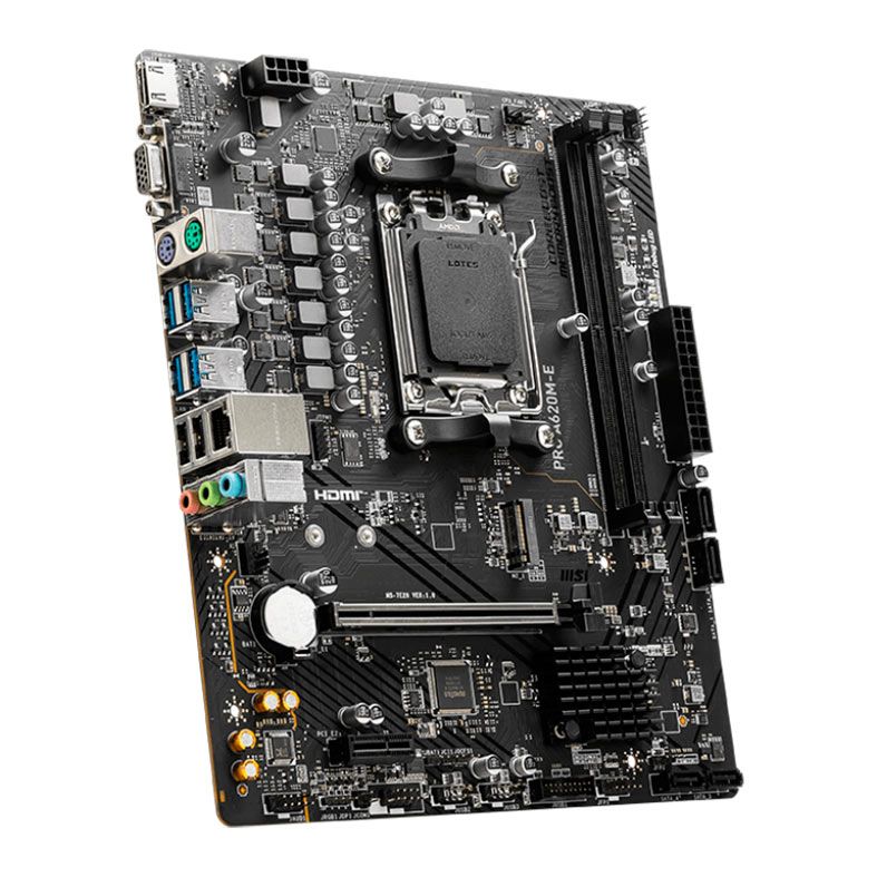 Placa Mãe MSI Pro A620M-E AM5 DDR5 - Performance e Tecnologia Avançada ... Placa Mãe MSI Pro A620M-E AM5 DDR5 - Performance e Tecnologia Avançada ...