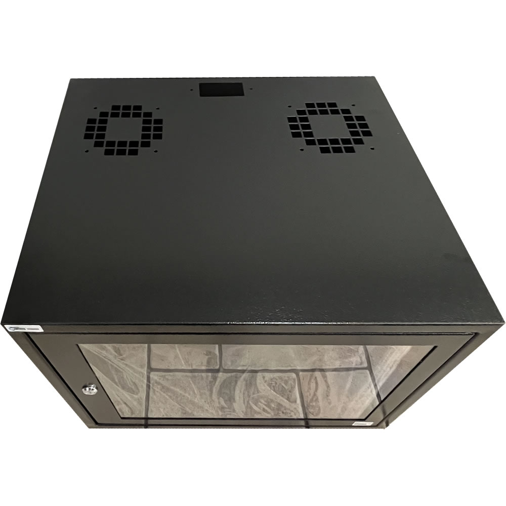 Mini Rack Mini 19" 10U x 470mm Contato - Crystal Informática