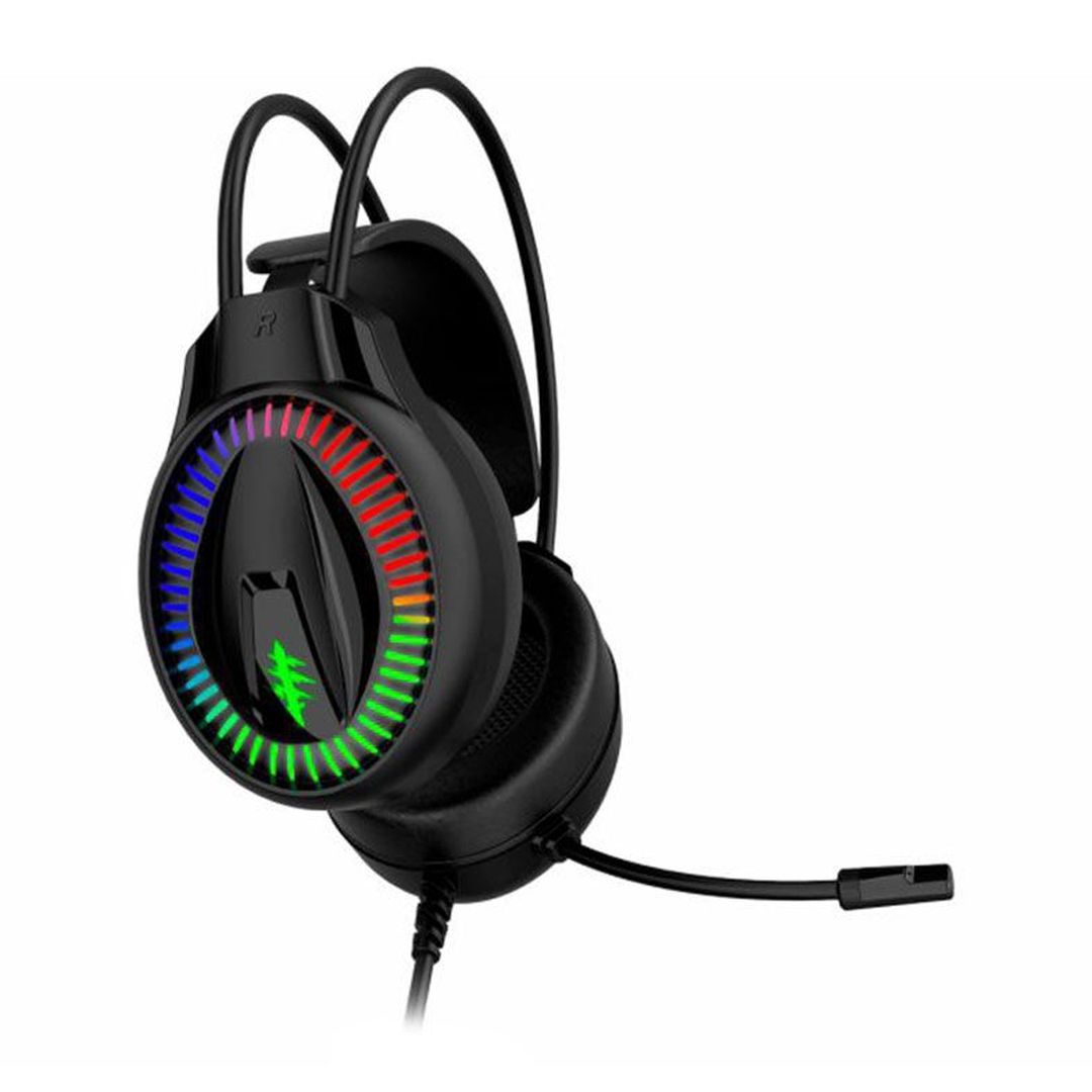 Headset Gamer K-Mex AR99, RGB, Drivers 50mm, P2/P3, Preto - Crystal ...