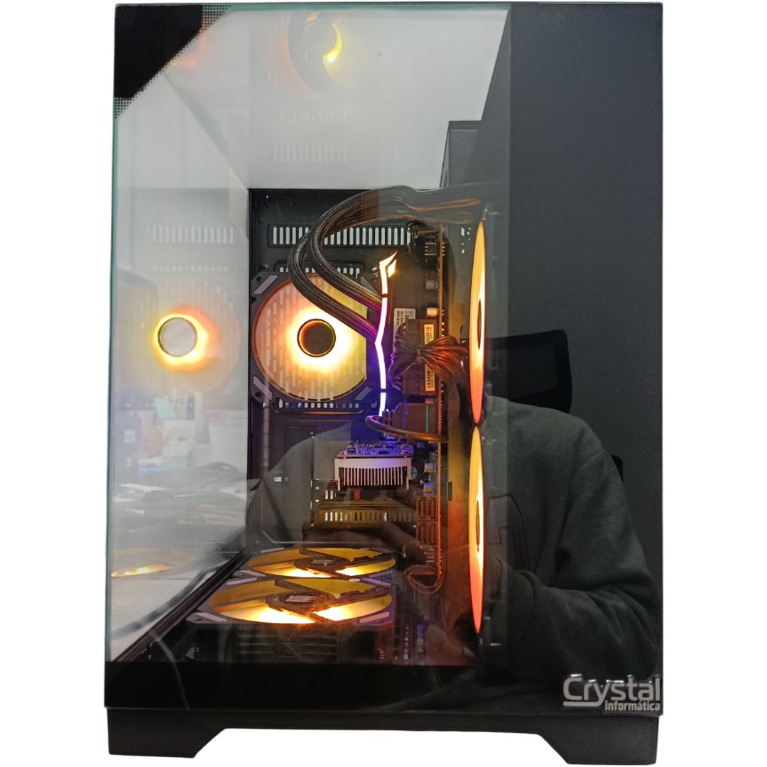PC Gamer Crystal i5-12400F RTX 3050 6GB, 32GB RAM RGB, SSD 512GB ...