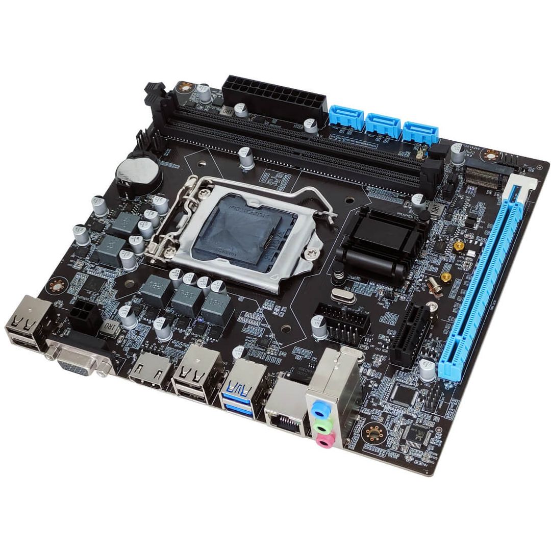Placa Mãe Bluecase H110 DDR4 LGA 1151 Micro ATX com M.2 NVMe - Crystal ...