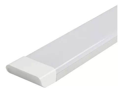 LUMINÁRIA LED SLIM LINEAR FLAT 72W 120CM 6500K BRANCO FRIO BIVOLT ...