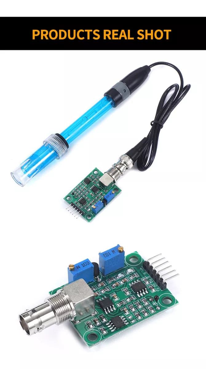 Módulo Sensor + Ph Eletrodo Sonda Probe Bnc Arduino/phmetro - MARLEX STORE