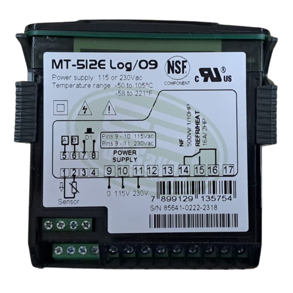 Controlador Temperatura Refrigeração MT-512E Log Full Gauge - Valtec Shop